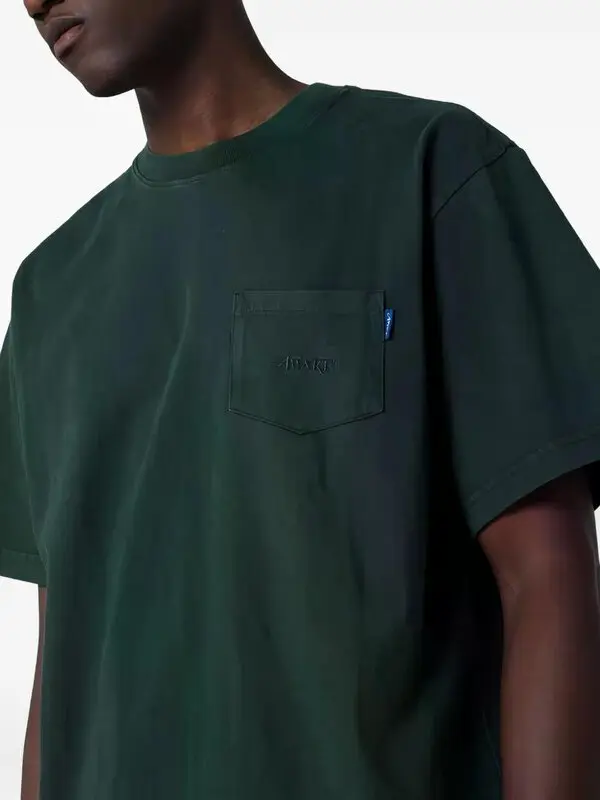 AWAKE NY Logo-embroidered T-shirt - Green