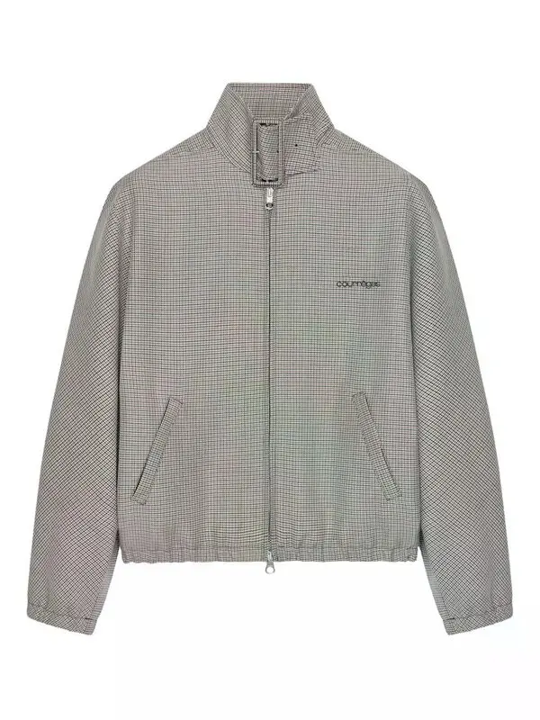 COURREGES Houndstooth Bomber Jacket