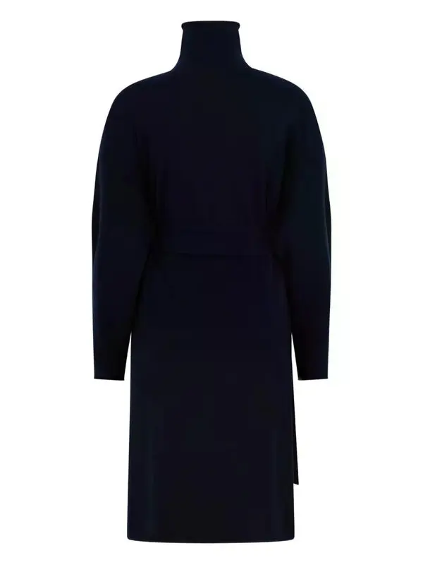 Malo Belted Roll-neck Dress