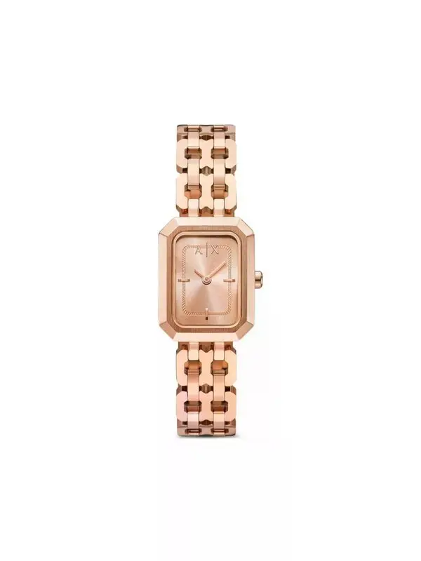 Armani Exchange 44mm Rectangle Watch - Pink