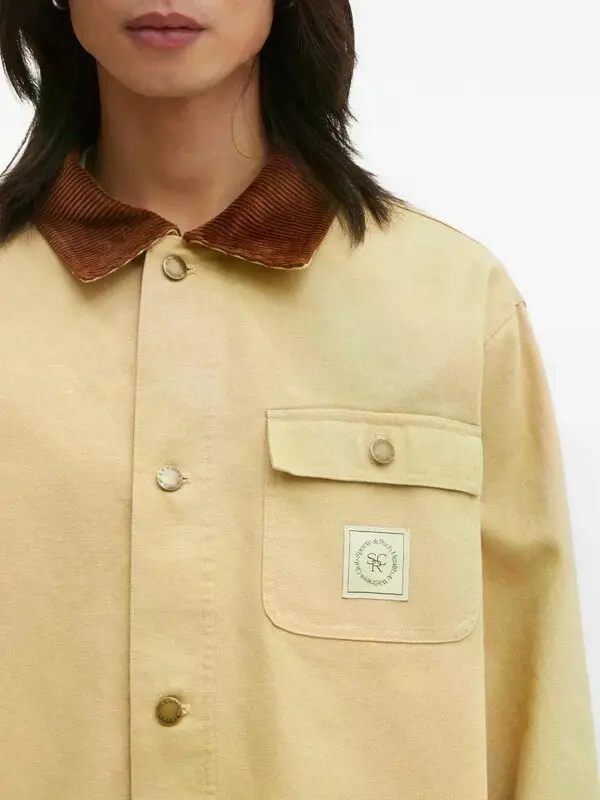 SPORTY & RICH Corduroy-collar Jacket