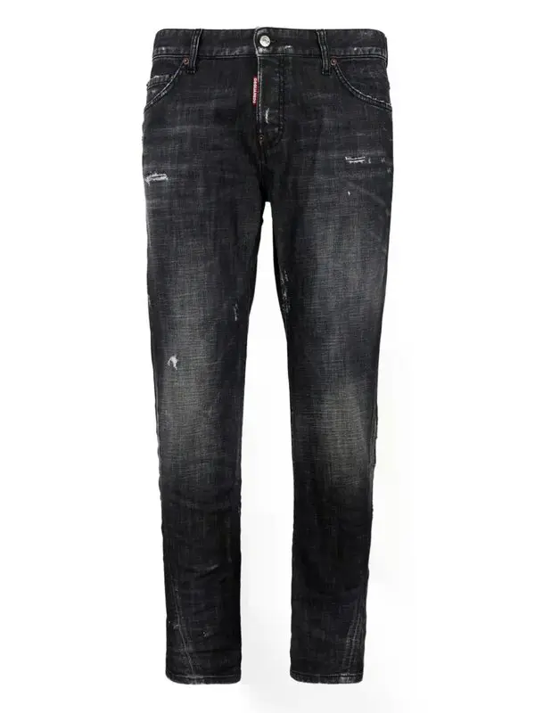 Dsquared2 Slim Fog Wash Jeans - Black