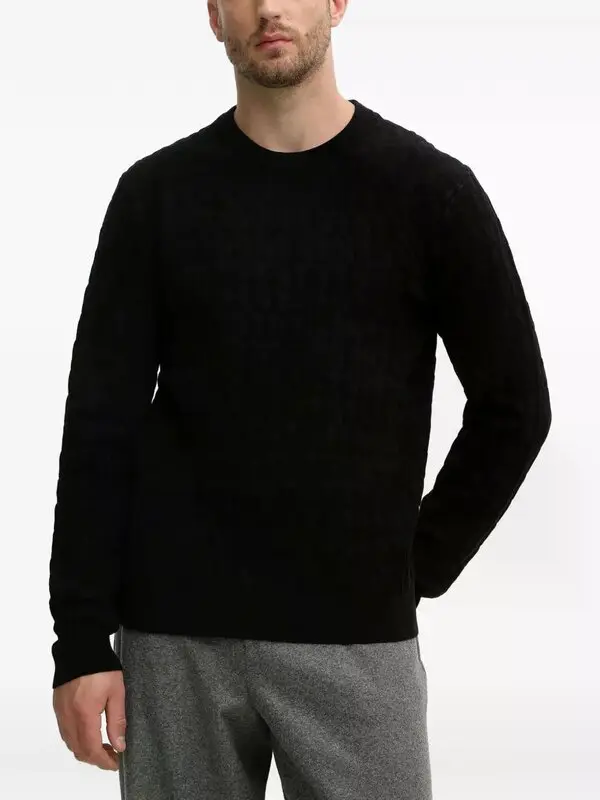 Michael Kors Textured Crew-neck Sweater