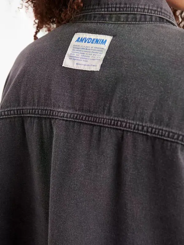 American Vintage Jazy Denim Shirt - Black