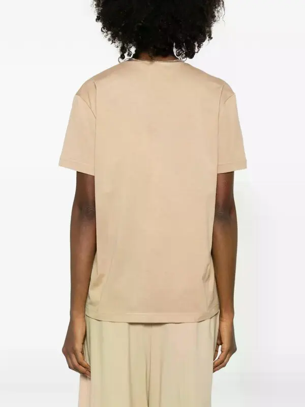 Fabiana Filippi V-neck T-shirt - Neutrals