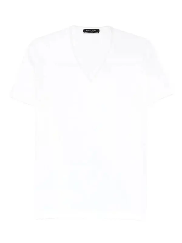 Fabiana Filippi V-neck T-shirt - White