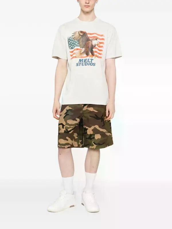 MELT Eagle-print T-shirt - Neutrals