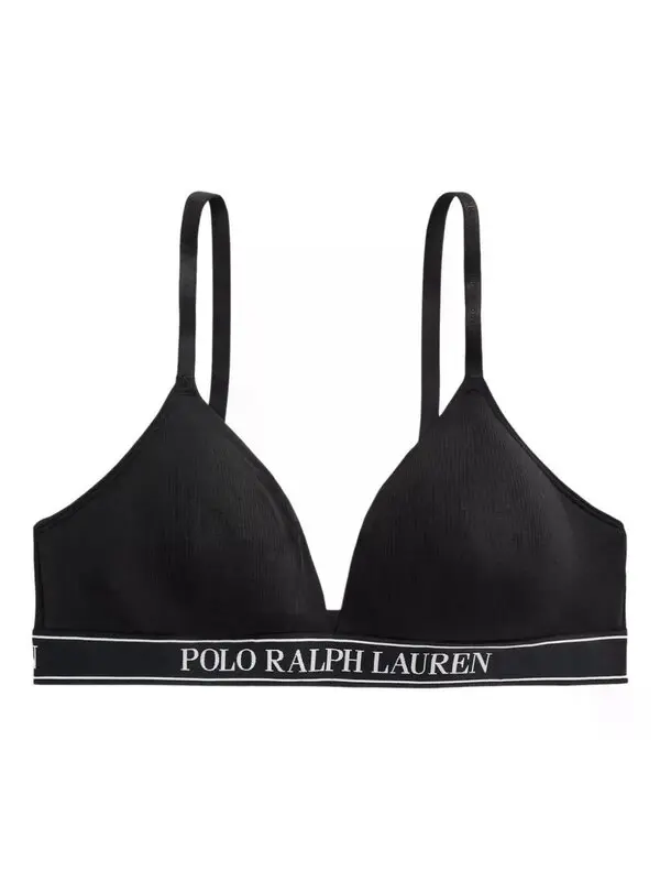 Polo Ralph Lauren Triangle-cup Bra - Black