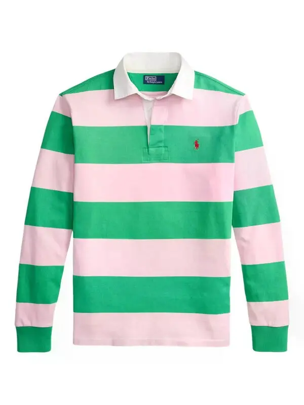 Polo Ralph Lauren Striped Polo Shirt - Pink