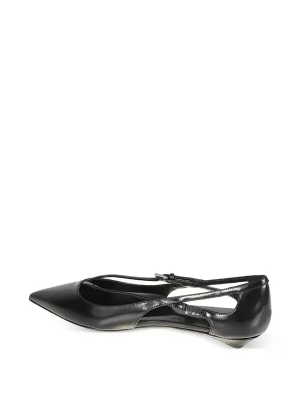 Prada Cut-out Ballet Flats