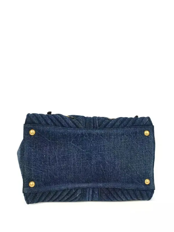 Miu Miu 2010s Zip-detail Tote Bag