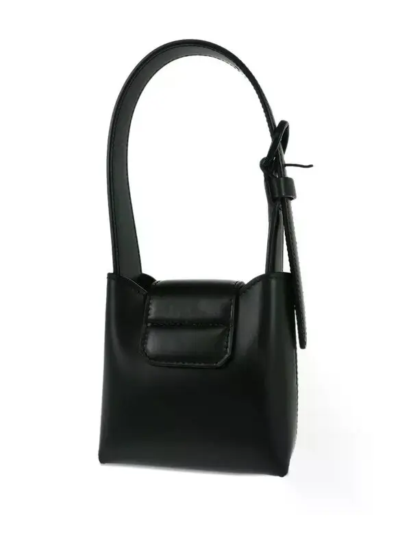 Prada 2010s Gancini Leather Shoulder Bag