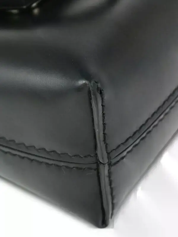 Prada 2010s Gancini Leather Shoulder Bag