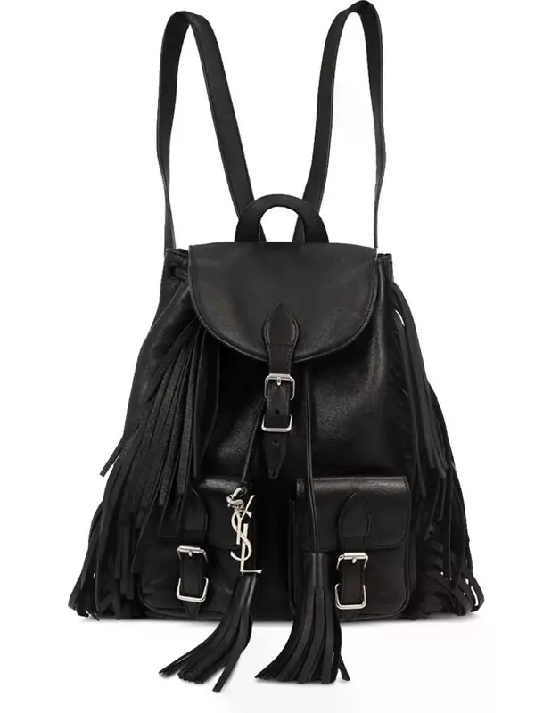 Saint Laurent 2016 Fringed Leather Backpack