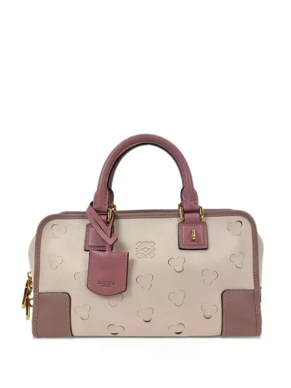 Loewe 2011 Amazona 28 Leather Tote Bag - Neutrals