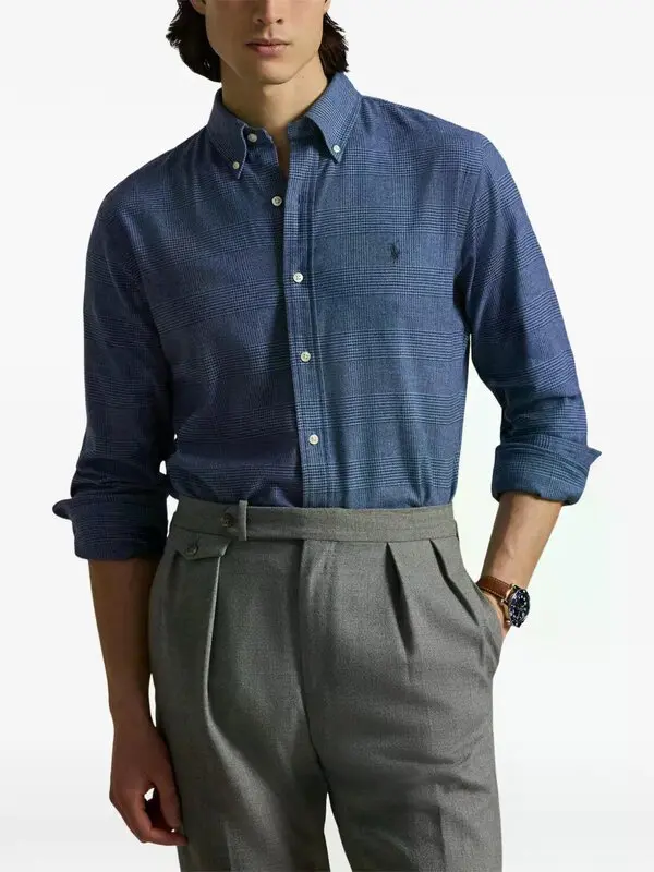 Polo Ralph Lauren Button-down Collar Twill Shirt - Blue