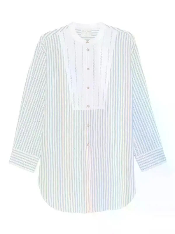 FORTE_FORTE Striped Button Shirt