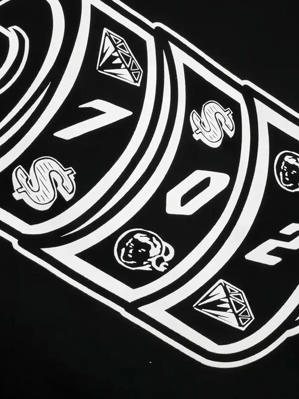 BILLIONAIRE BOYS CLUB Graphic Hooded Sweater - Black