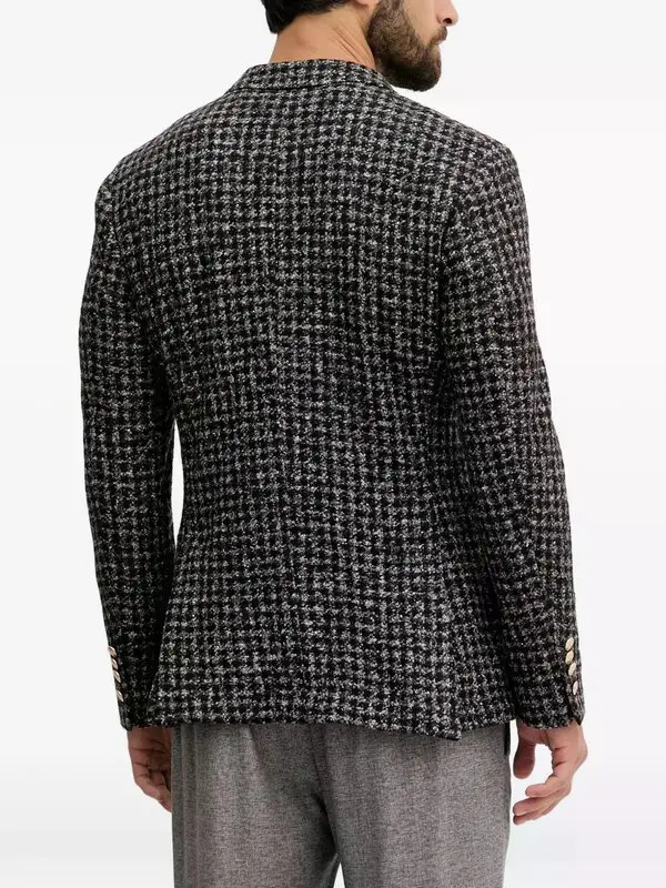 JOOP! Check-pattern Double-breasted Blazer