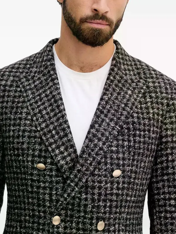 JOOP! Check-pattern Double-breasted Blazer