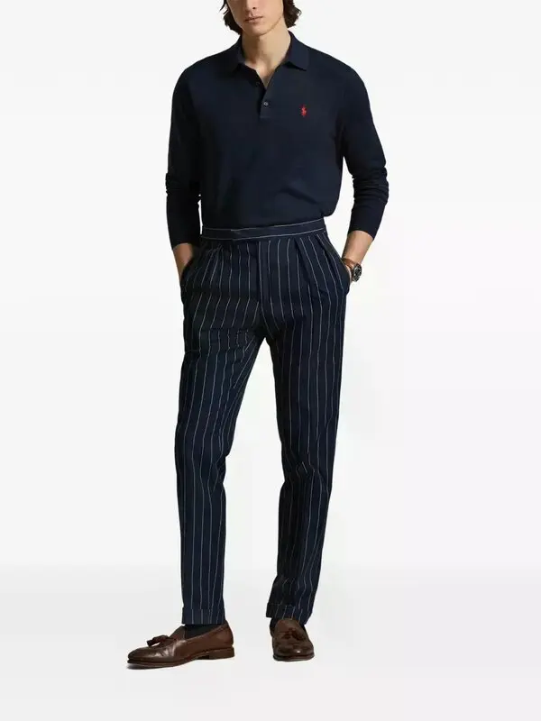 Polo Ralph Lauren Long-sleeve Collared Polo Shirt