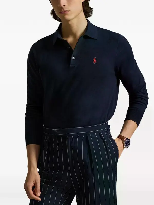 Polo Ralph Lauren Long-sleeve Collared Polo Shirt