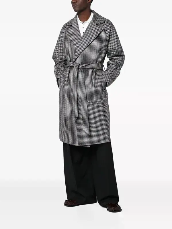 Tagliatore Double-breasted Houndstooth Coat