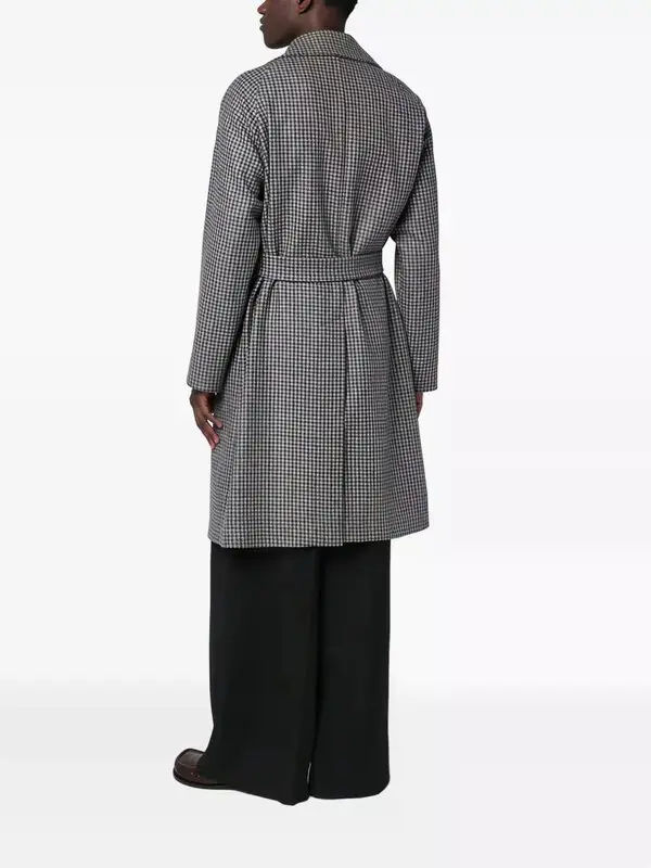 Tagliatore Double-breasted Houndstooth Coat