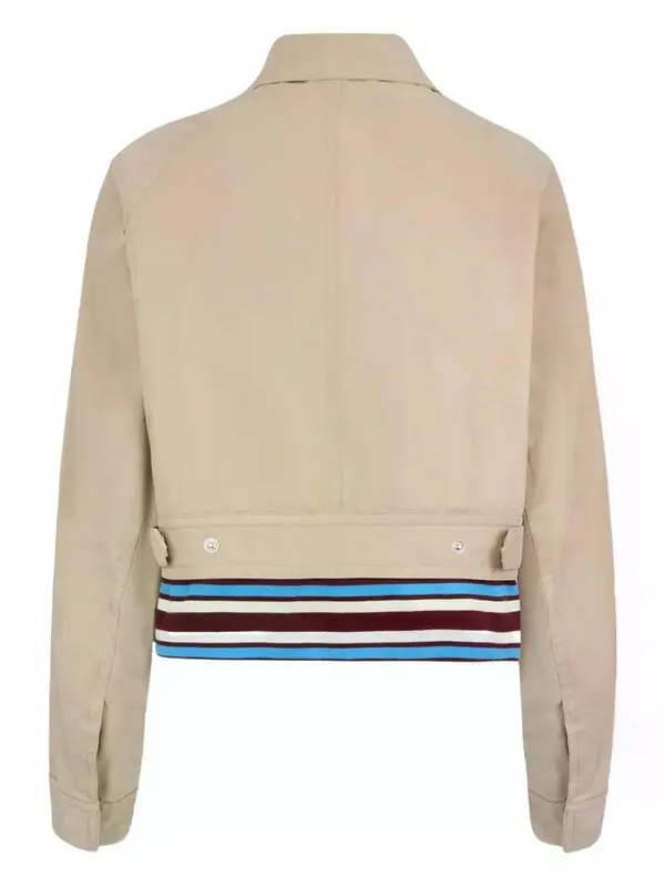 Dsquared2 Striped-detail Logo Jacket