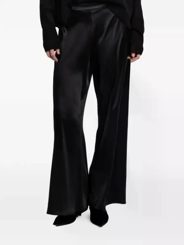 PETER COHEN Satin Flared Trousers