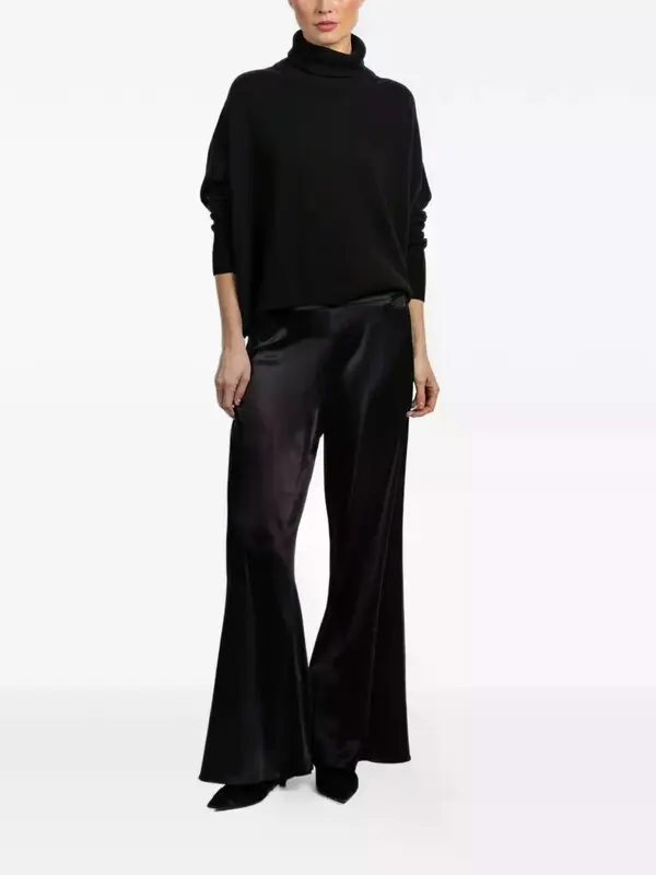 PETER COHEN Satin Flared Trousers