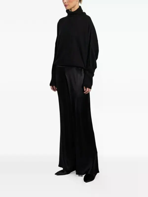 PETER COHEN Satin Flared Trousers