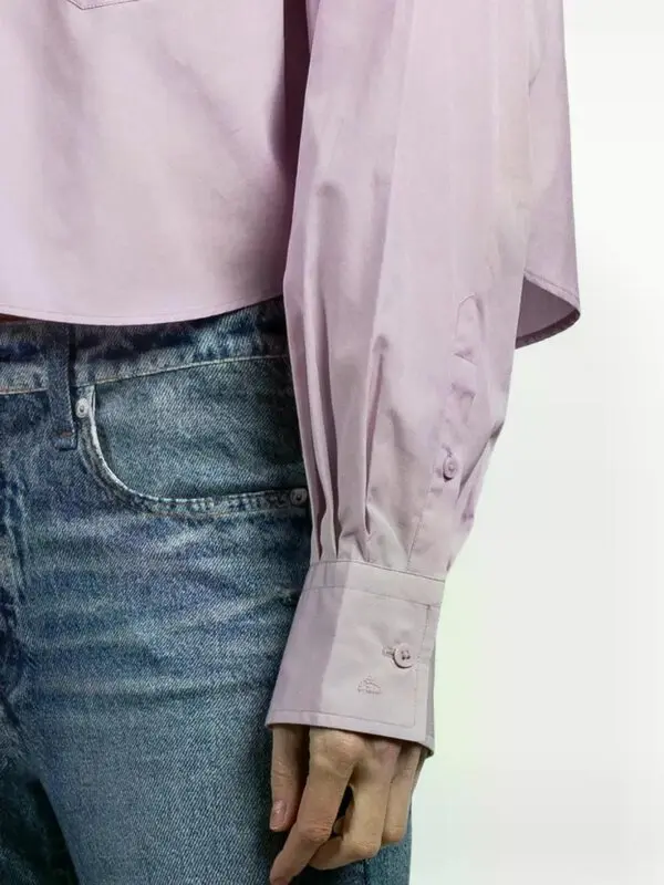 Rag & Bone Patch-pocket Cropped Shirt