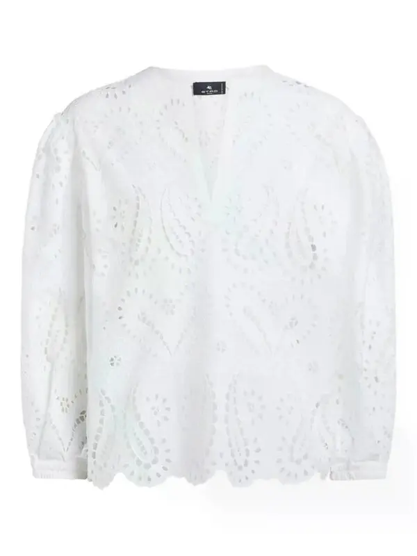 Etro Broderie-anglaise Top