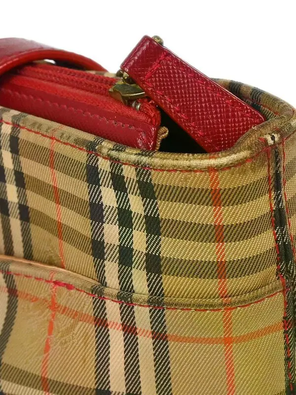 Burberry 1990-2000s Check-pattern Tote Bag