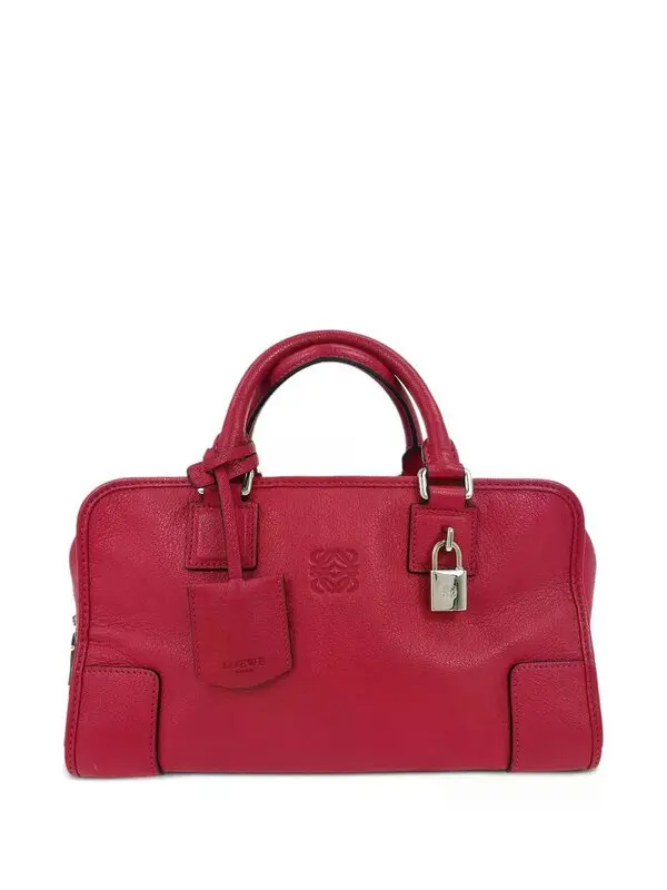 Loewe 2011 Amazona 28 Leather Tote Bag - Red