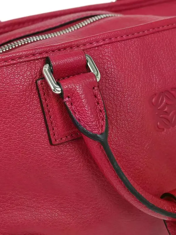 Loewe 2011 Amazona 28 Leather Tote Bag - Red