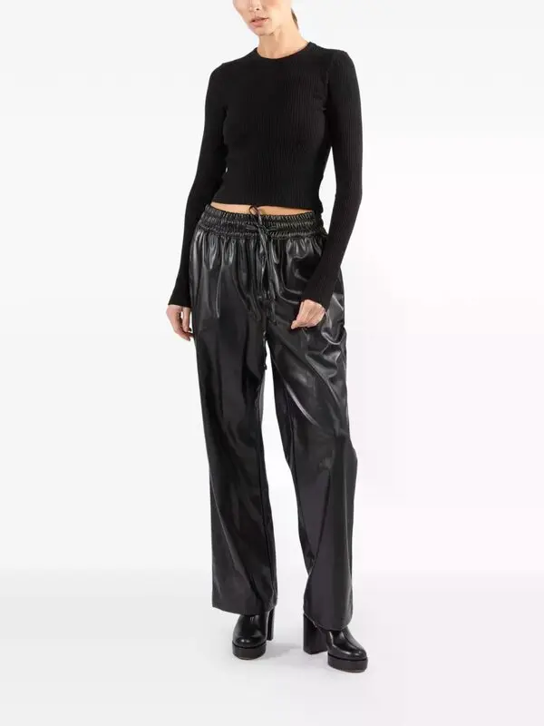 Overlover Drawstring Wide Leg Trousers