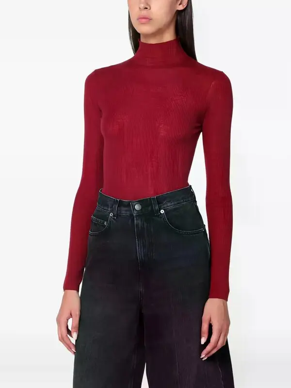 6397 Turtleneck Sweater - Red