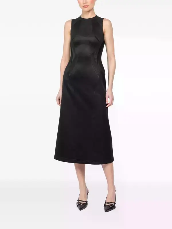 SHIRO SAKAI Panelled Midi Dress