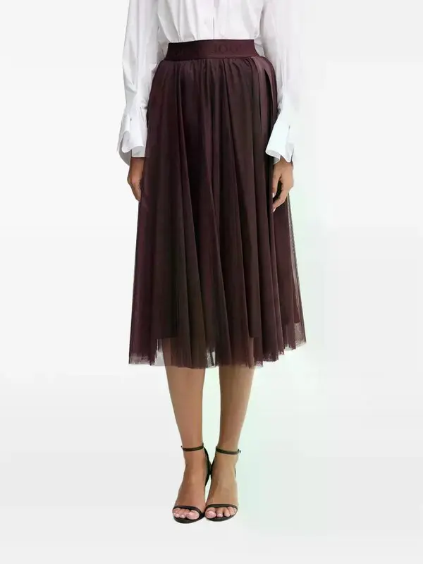 JOOP! Logo-waistband Midi Skirt