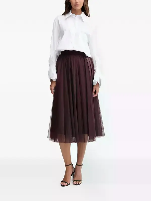JOOP! Logo-waistband Midi Skirt