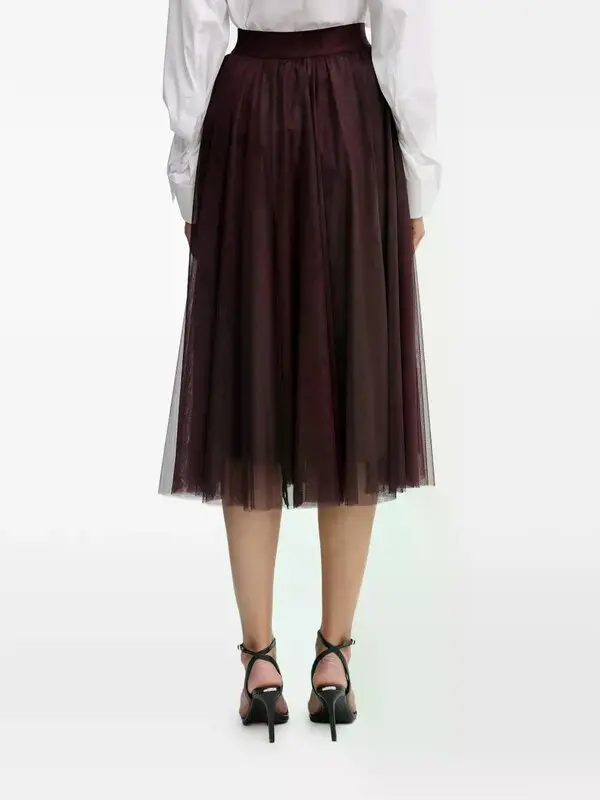 JOOP! Logo-waistband Midi Skirt