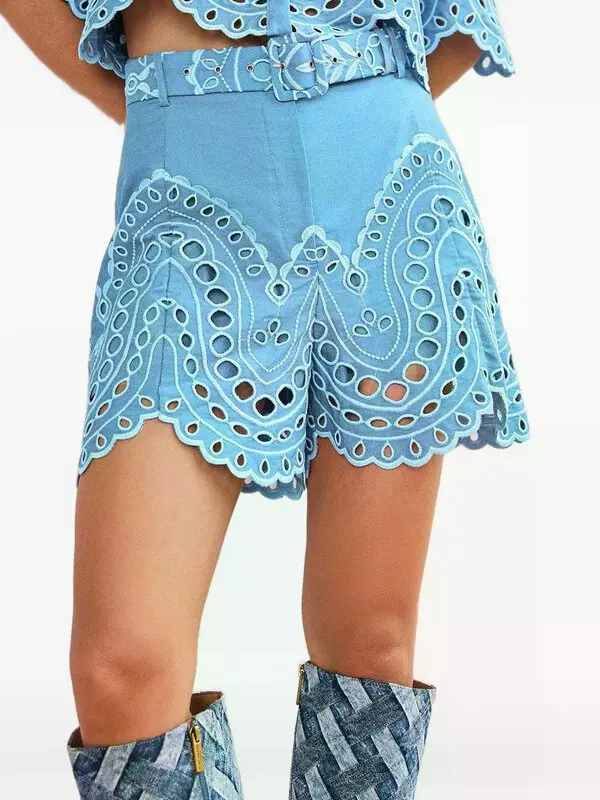 Charo Ruiz Ibiza Dune Cut-out Shorts