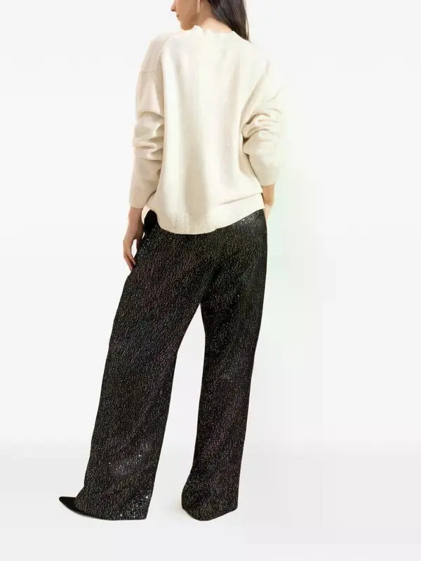 TWP Sequined Wide Leg Trousers