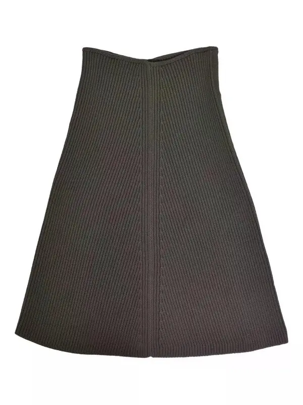 Rick Owens Ribbed Scarf - Brown