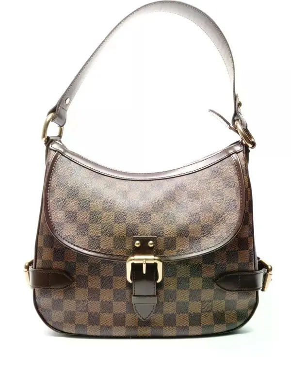 LOUIS VUITTON 2008 Highbury Damier Shoulder Bag - Brown