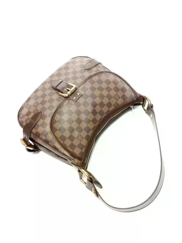 LOUIS VUITTON 2008 Highbury Damier Shoulder Bag - Brown