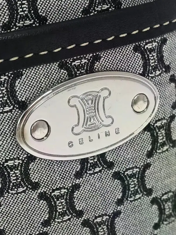 Celine 1990-2000s Boogie Tote Bag - Grey