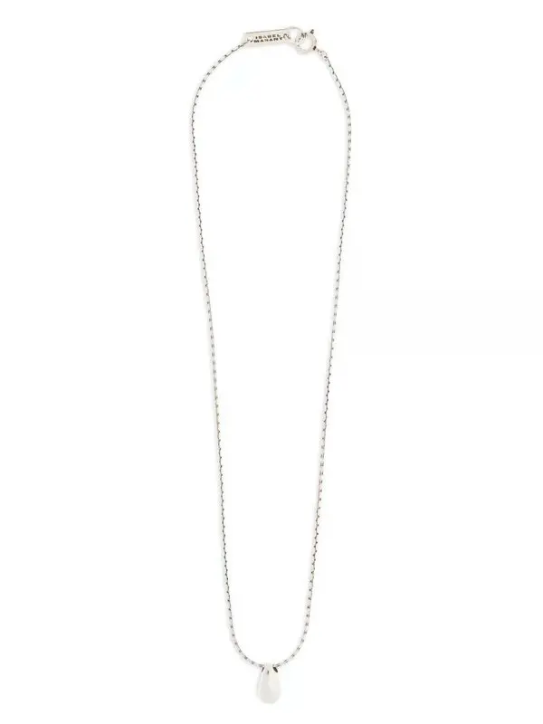 Isabel Marant Teardrop Pendant Necklace - Silver